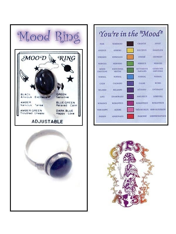 Oval Mood Ring Antique Moon Emporium For All Of Your Metaphysical Needs